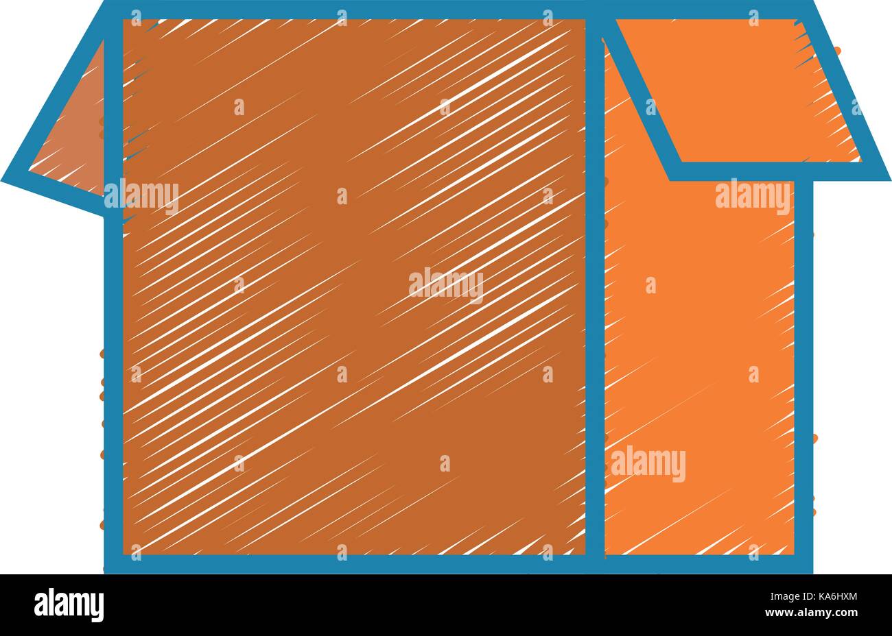 box package open object design Stock Vector Image & Art - Alamy