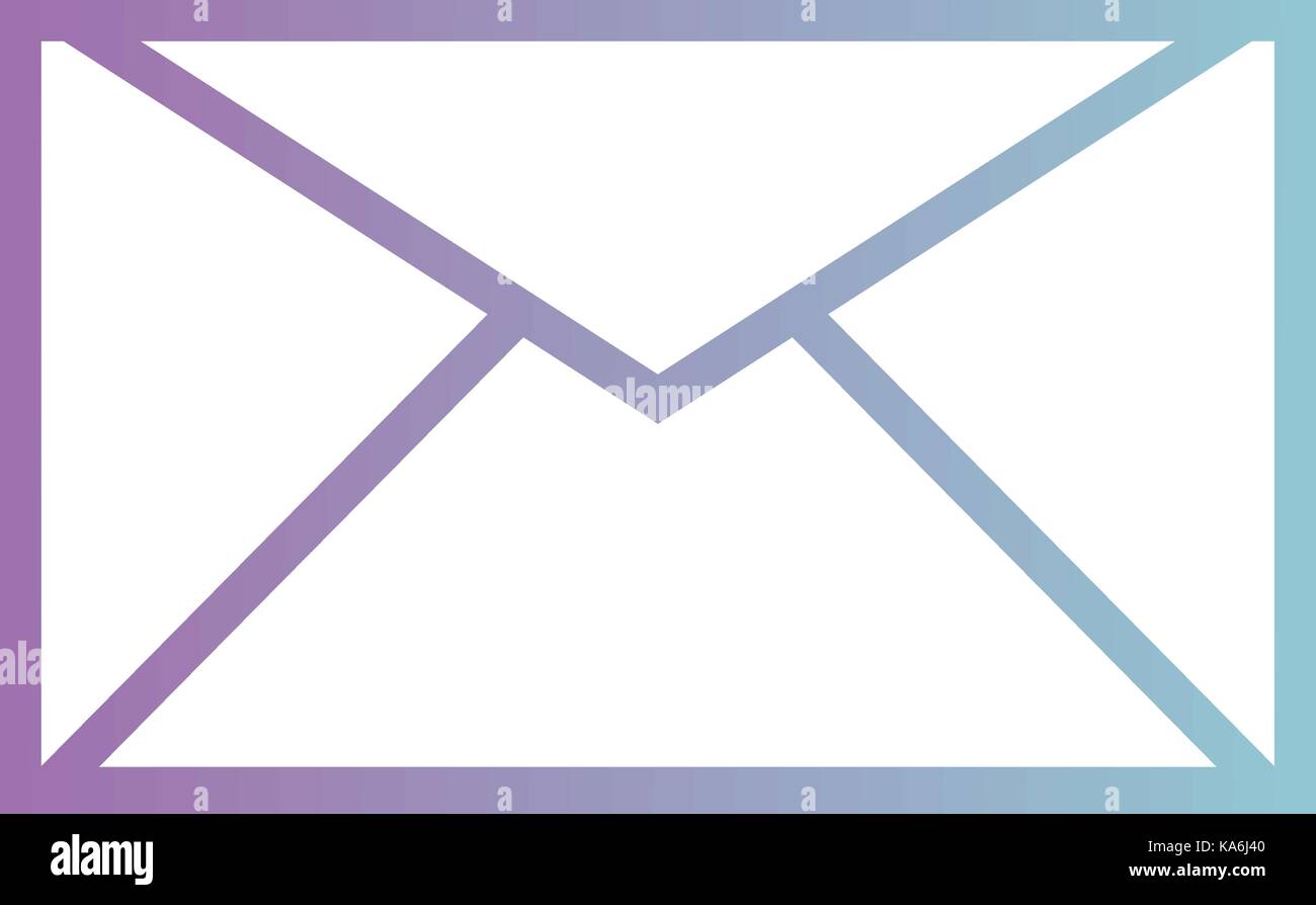 line letter card with text message style Stock Vector Image & Art - Alamy