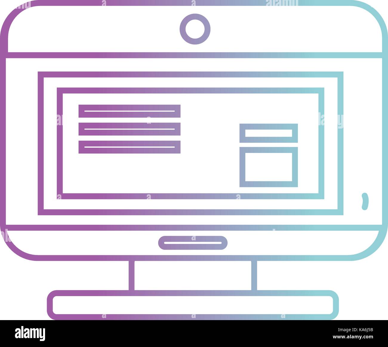 line computer technology with document data information Stock Vector ...