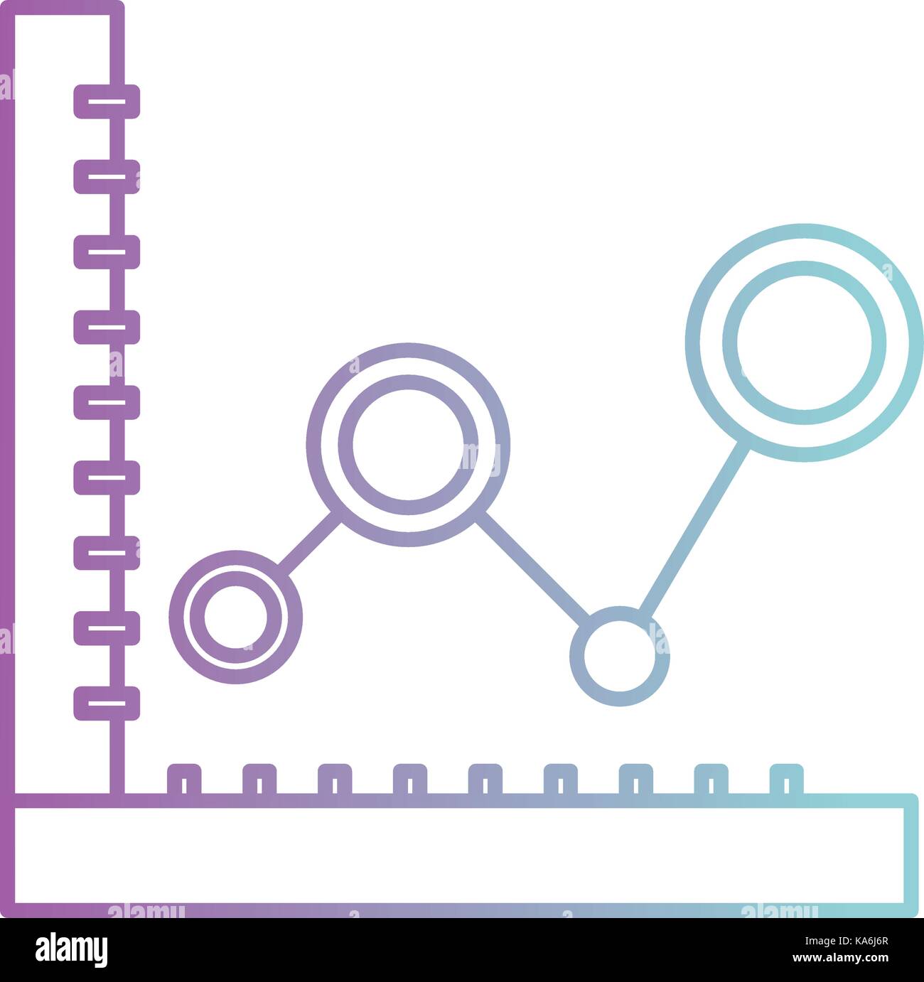 line statistics graphic diagram with data line Stock Vector Image & Art ...