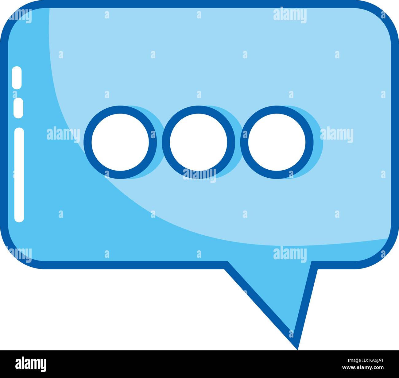 Chat Bubble Text Message Icon Stock Vector Image And Art Alamy