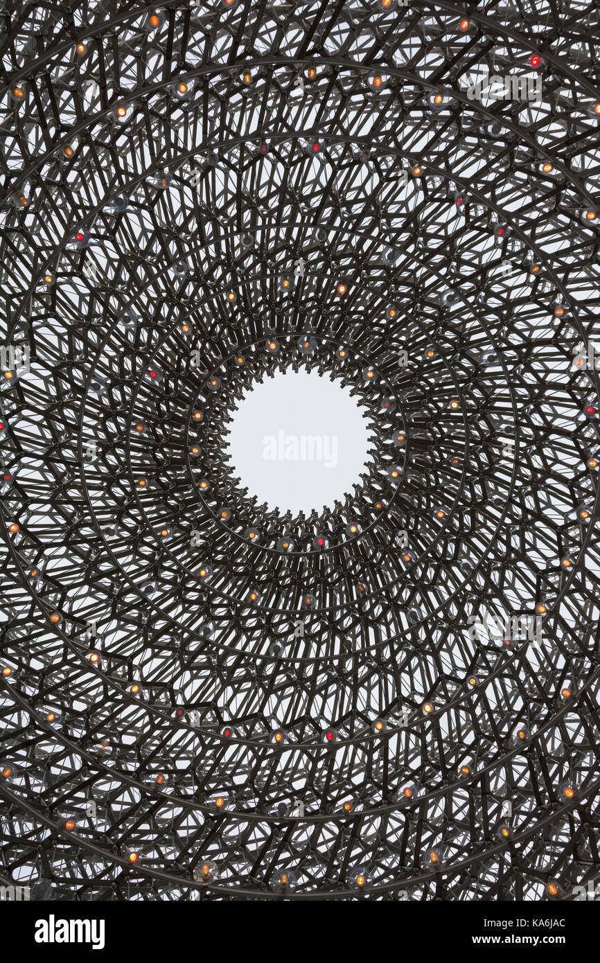 The Hive installation by Wolfgang Buttress in Kew Gardens. The gardens ...