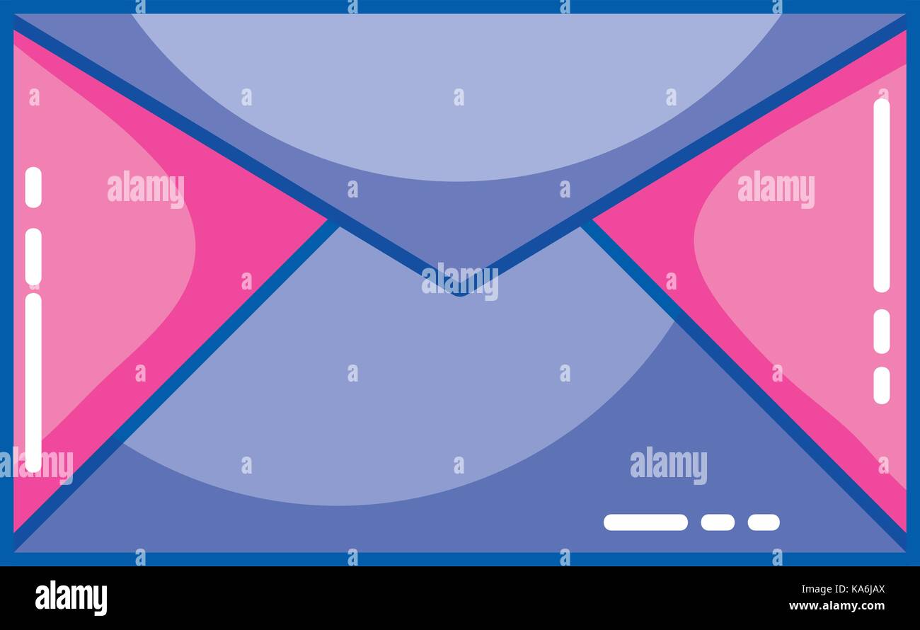 e-mail letter message style design Stock Vector Image & Art - Alamy