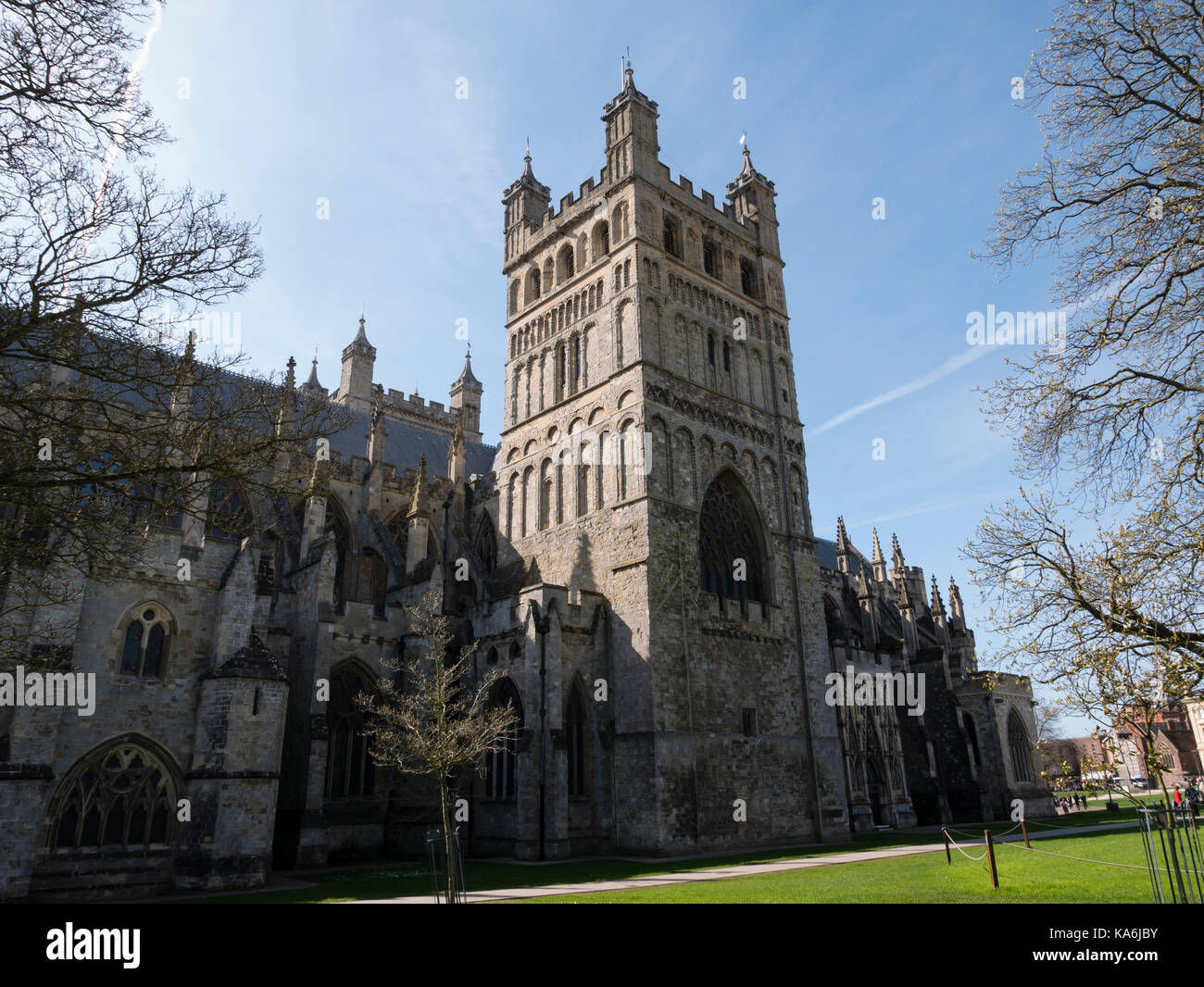 Exeter Cathedral, Exeter, Devon, England, UK Stock Photo - Alamy