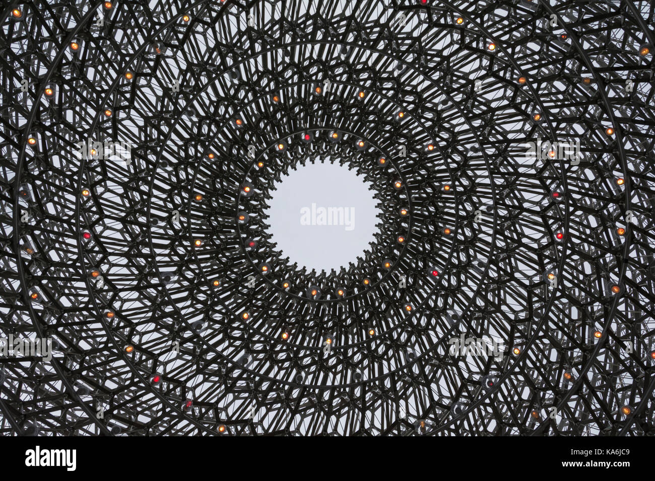 The Hive installation by Wolfgang Buttress in Kew Gardens. The gardens ...