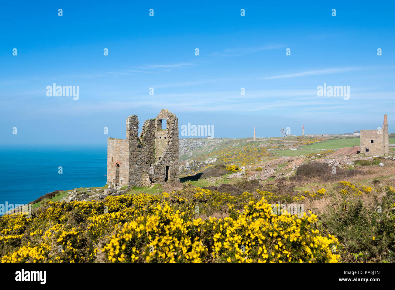 Botallack Mine - the Tin Coast. Botallack, Cornwall, England, UK Stock ...