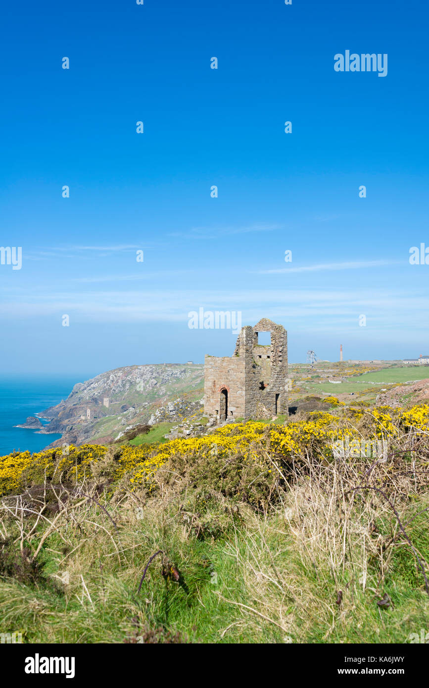 Botallack Mine - the Tin Coast. Botallack, Cornwall, England, UK Stock ...