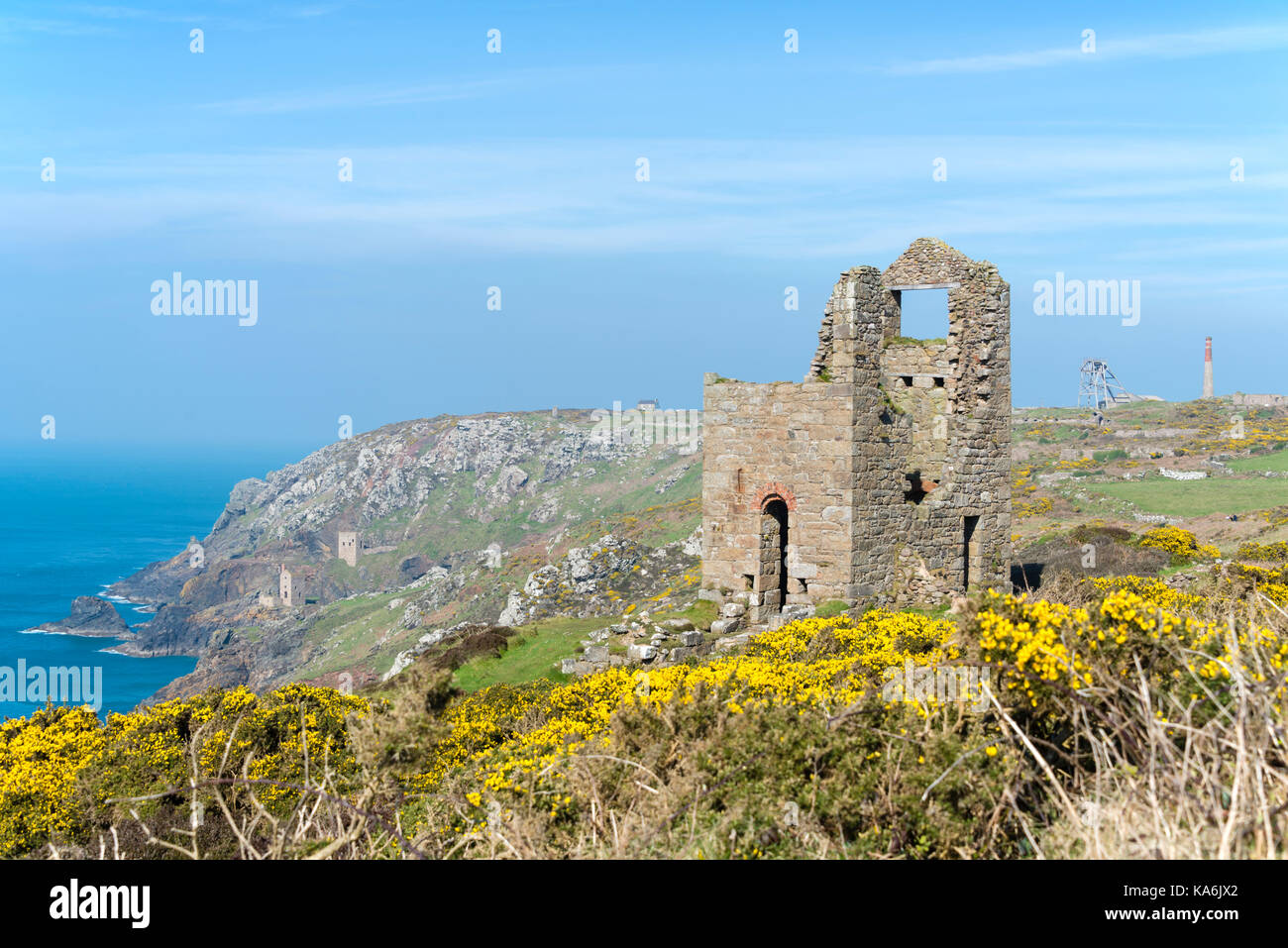 Botallack Mine - the Tin Coast. Botallack, Cornwall, England, UK Stock ...