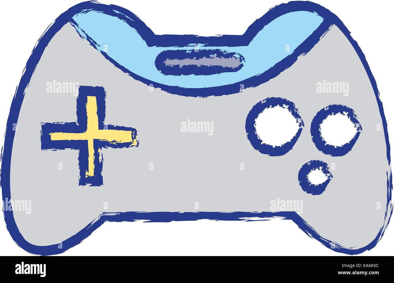 videogame console technology object to play Stock Vector Image & Art ...