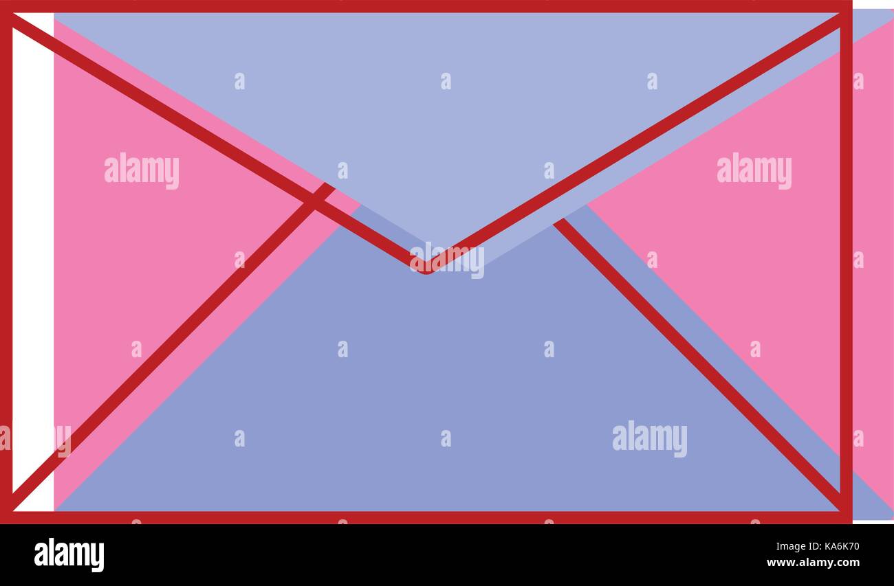 e-mail letter message style design Stock Vector Image & Art - Alamy