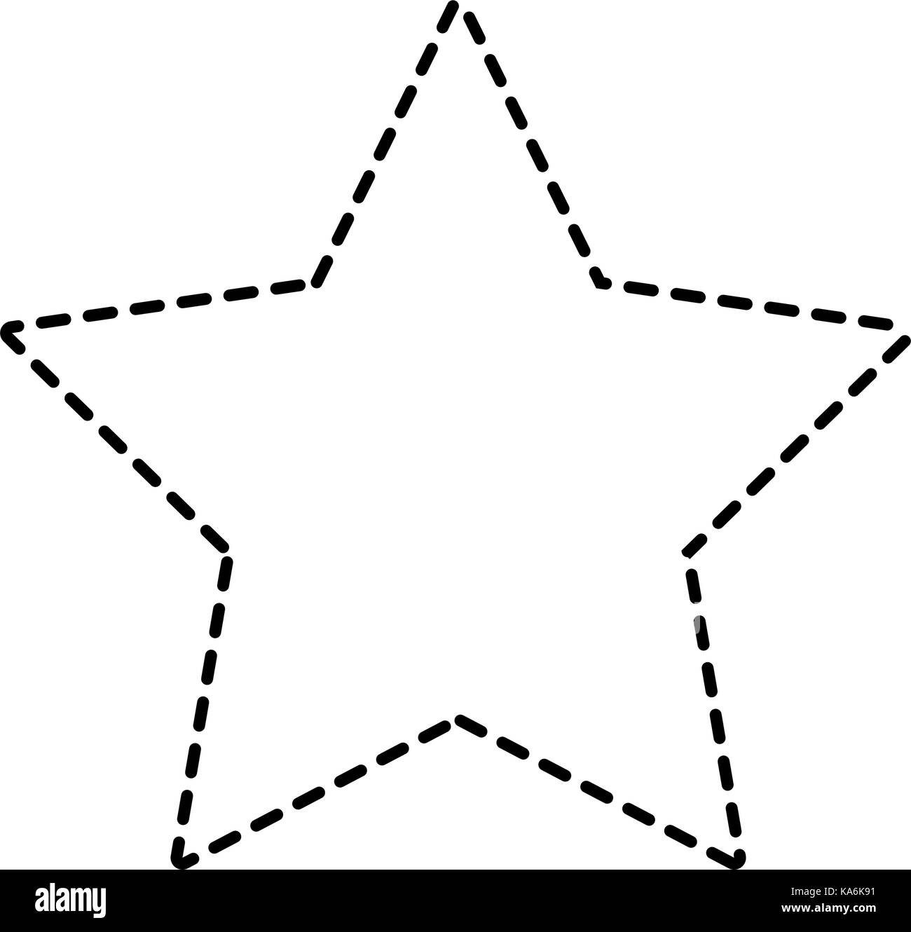 dotted shape rating star symbol and element status Stock Vector Image ...