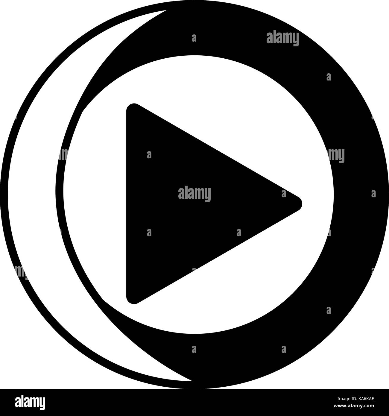 contour music symbol design style icon Stock Vector Image & Art - Alamy