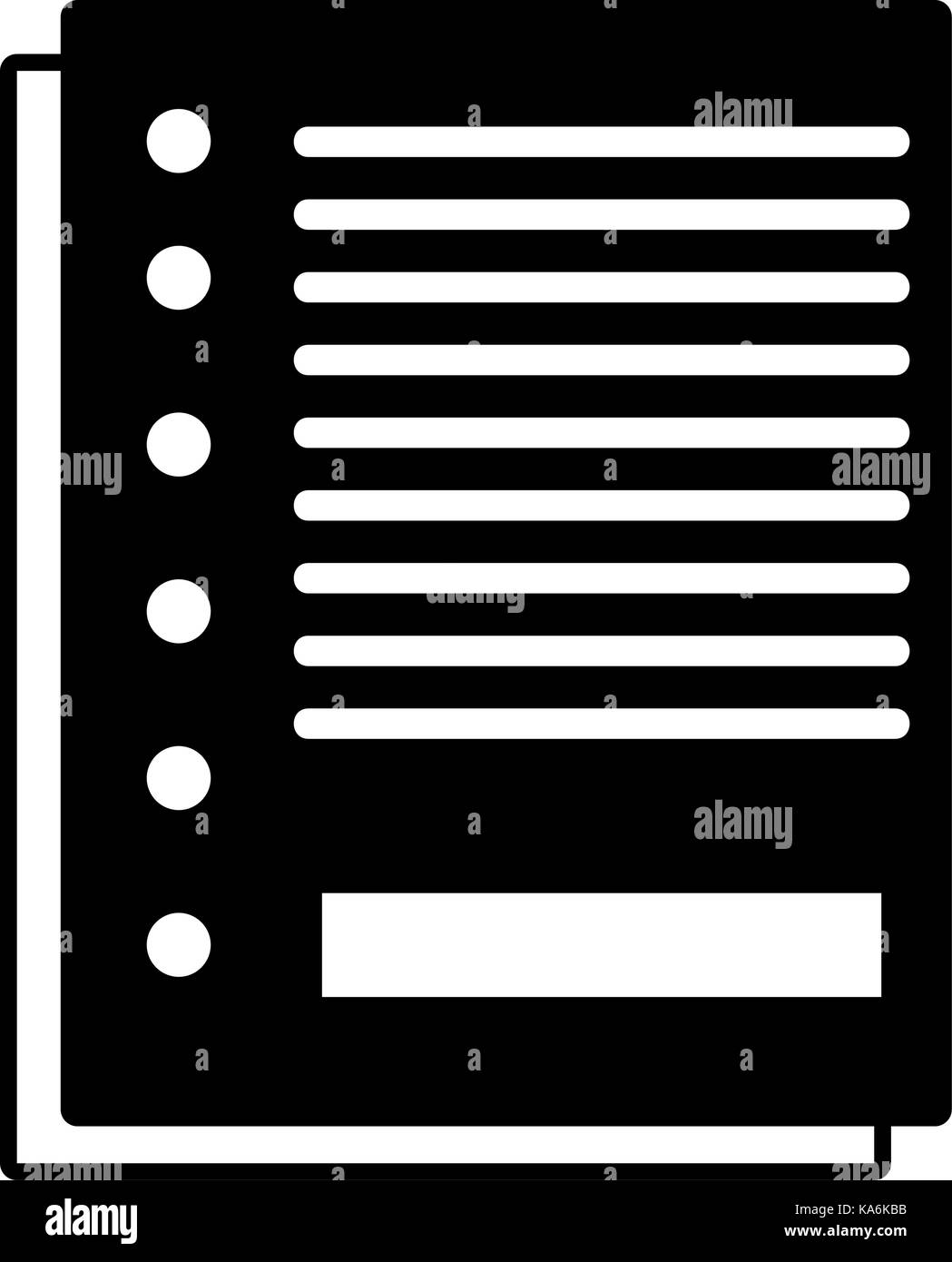 contour document business information data icon Stock Vector Image ...