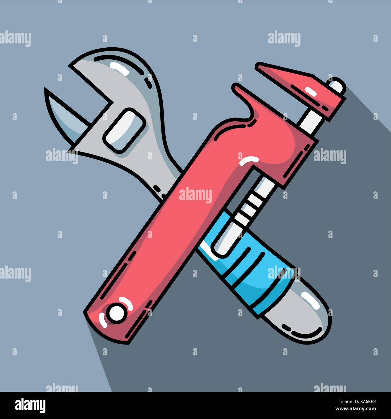 mechanical tool to repair the equipment Stock Vector Image & Art - Alamy