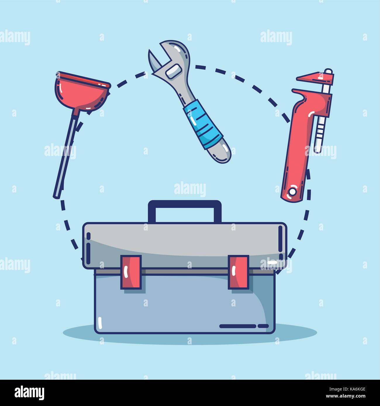 set mechanical tool to repair service Stock Vector Image & Art - Alamy