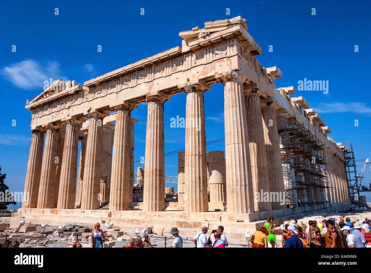 ATHENS, GREECE - JUNE, 2011: Parthenon ruins Stock Photo - Alamy