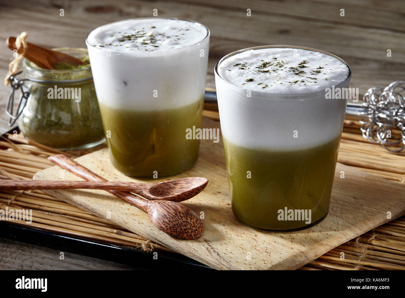 Whisked matcha tea hi-res stock photography and images - Alamy