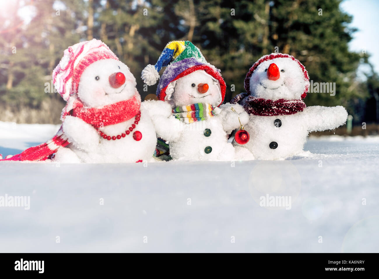 Snowman family hi-res stock photography and images - Alamy