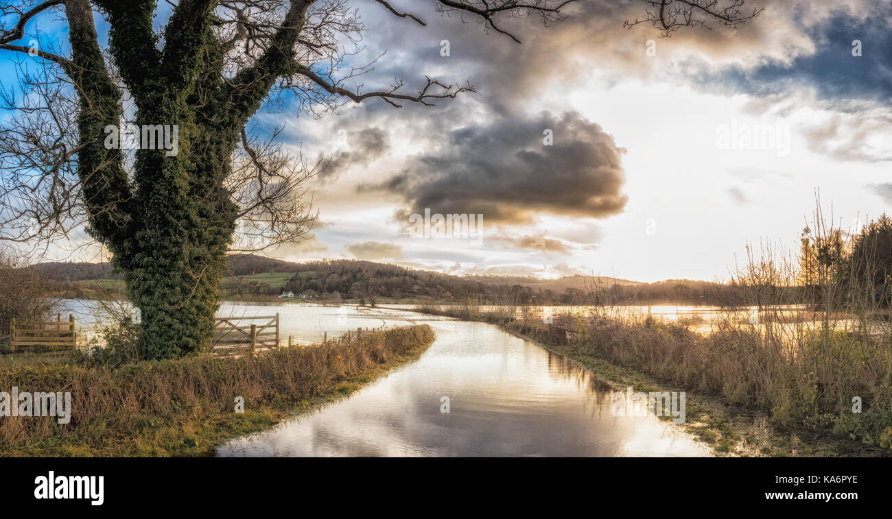 "The Causeway" in the Rusland Valley. It isn't doing a very good job of ...
