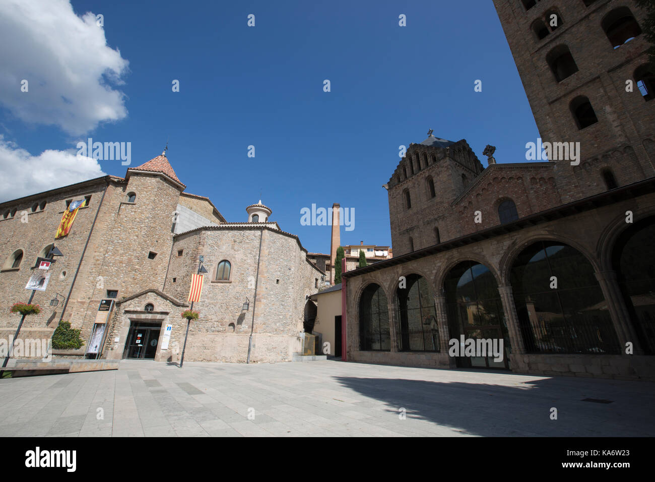 Ripoll, mountain town of about 10,000 people tucked into the foothills ...