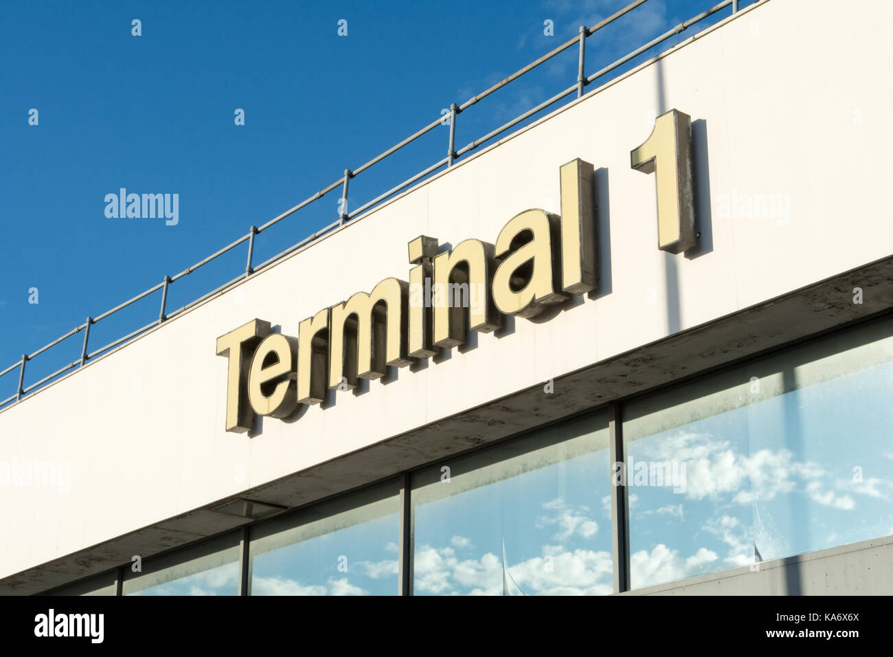 The now disused Terminal 1 building at Heathrow Airport, London, UK ...