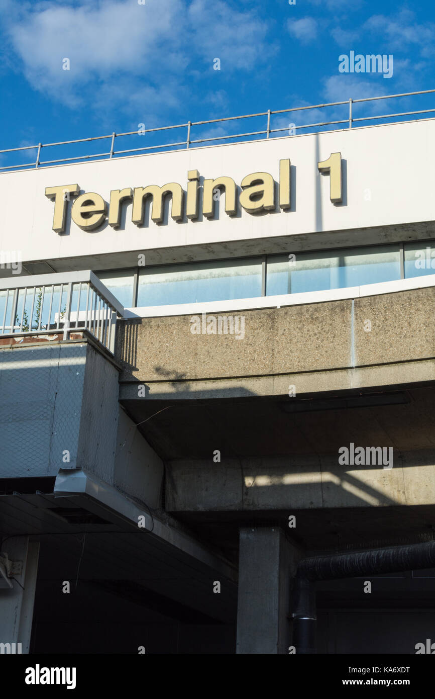 The now disused Terminal 1 building at Heathrow Airport, London, UK ...