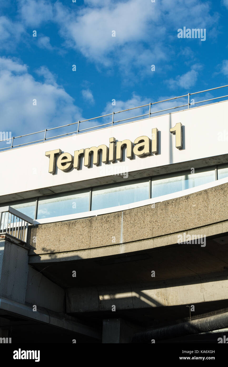 The now disused Terminal 1 building at Heathrow Airport, London, UK ...