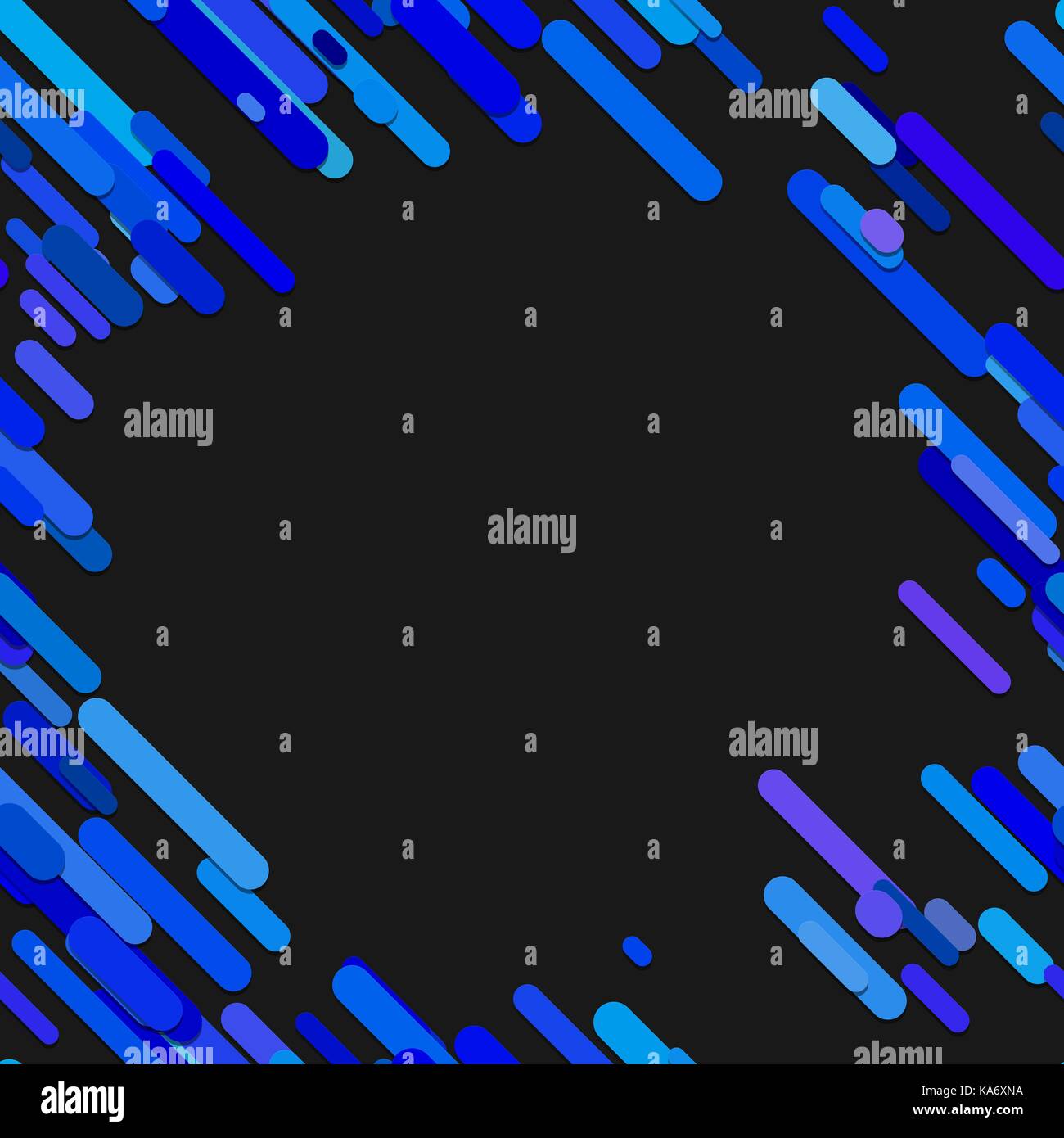 Color abstract random rounded diagonal stripe pattern background - graphic from blue stripes on ...