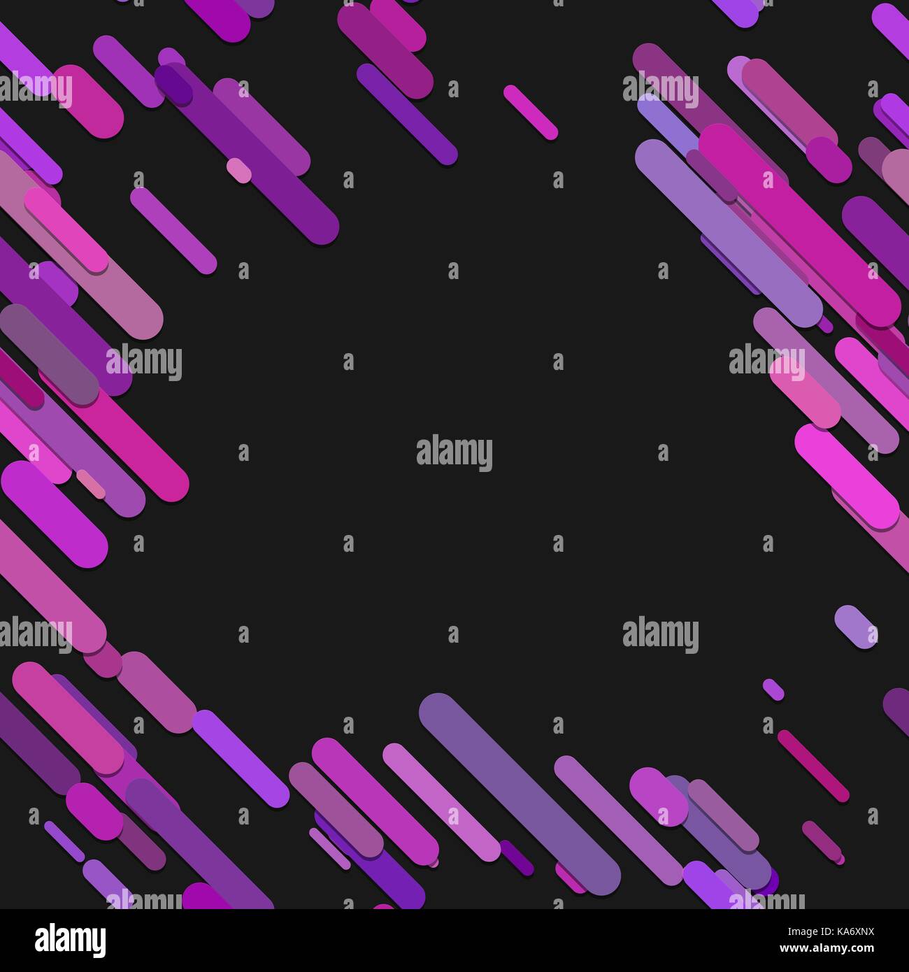 Chaotic rounded diagonal stripe pattern background - vector graphic ...