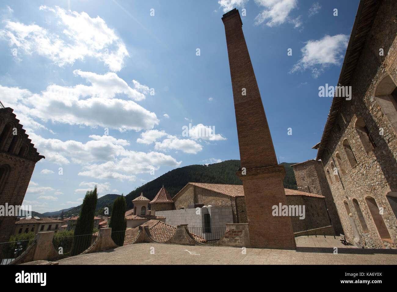 Ripoll, mountain town of about 10,000 people tucked into the foothills ...