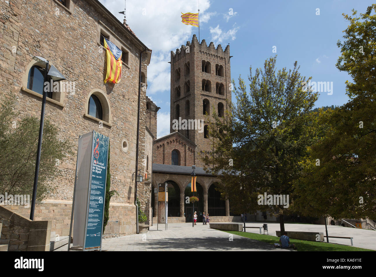 Ripoll, mountain town of about 10,000 people tucked into the foothills ...