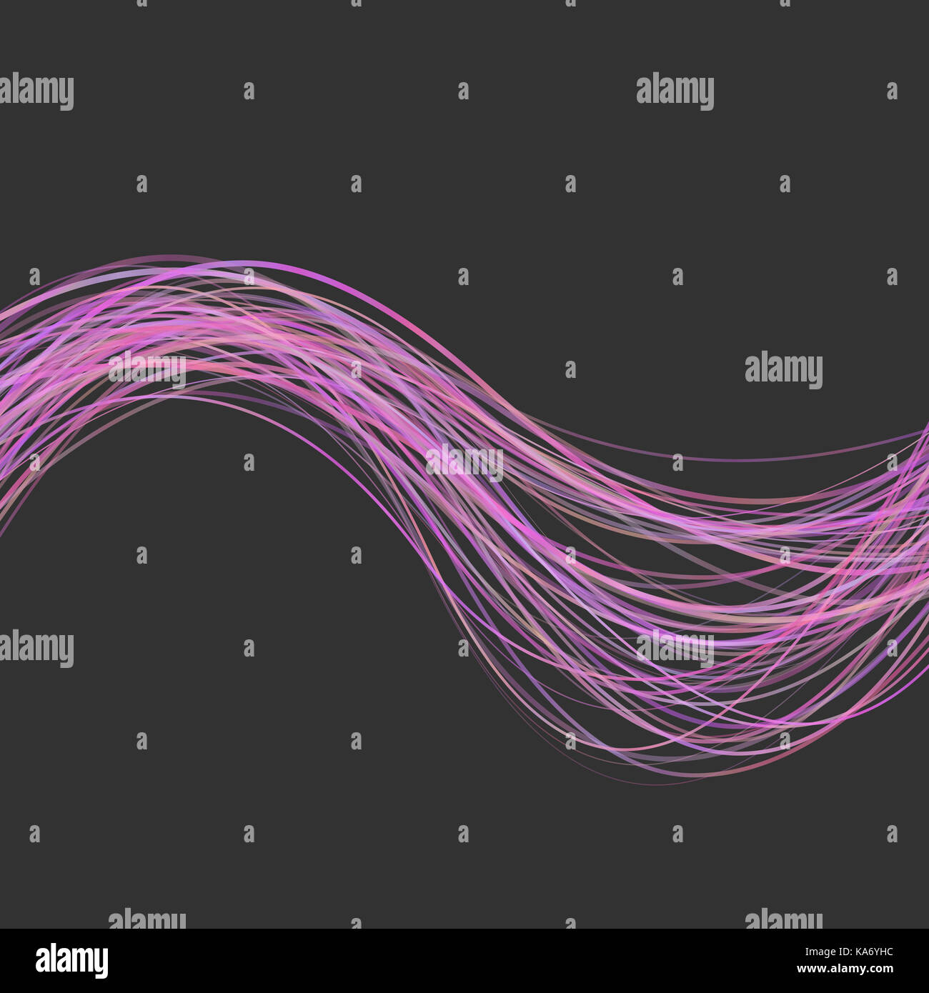 Geometrical wave stripe background graphic from pink colored curved ...
