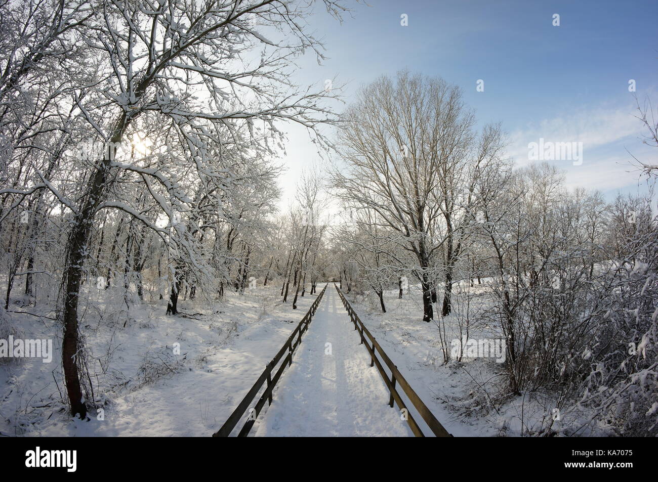 Frozen bridge hi-res stock photography and images - Alamy