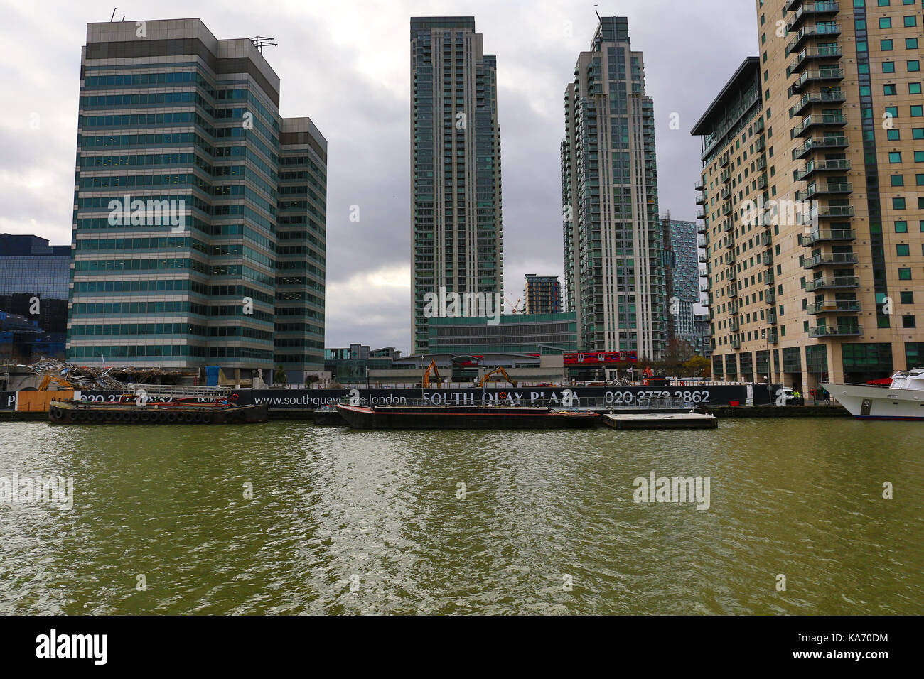 South Quay Plaza Stock Photo - Alamy