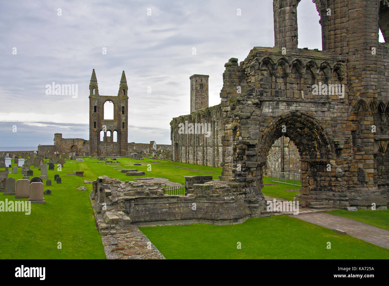 St Andrews cathedral, Scotland Stock Photo - Alamy