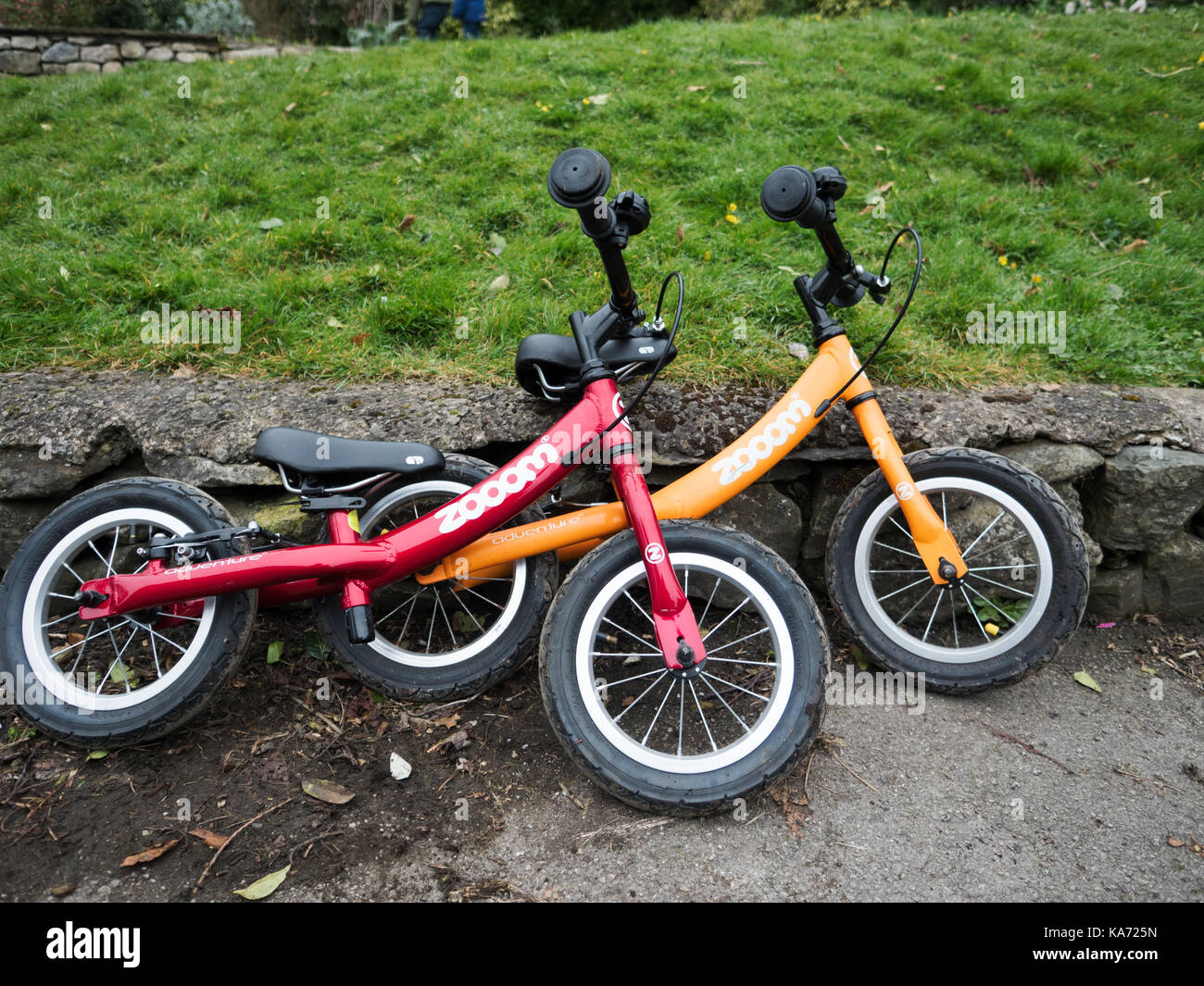 Red balance bike hi-res stock photography and images - Alamy
