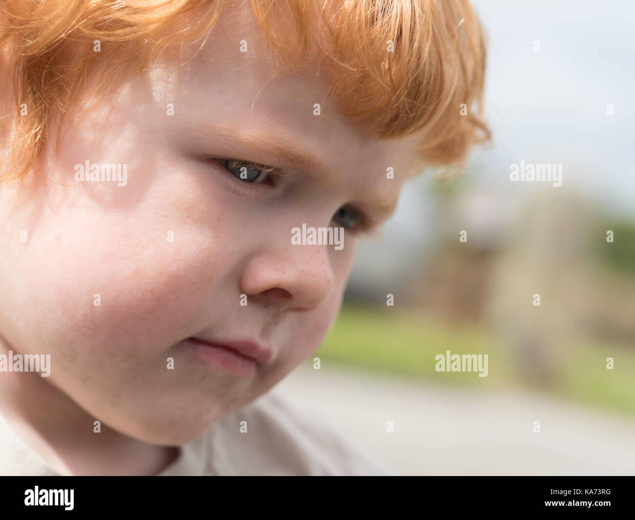 Pensive child hi-res stock photography and images - Alamy