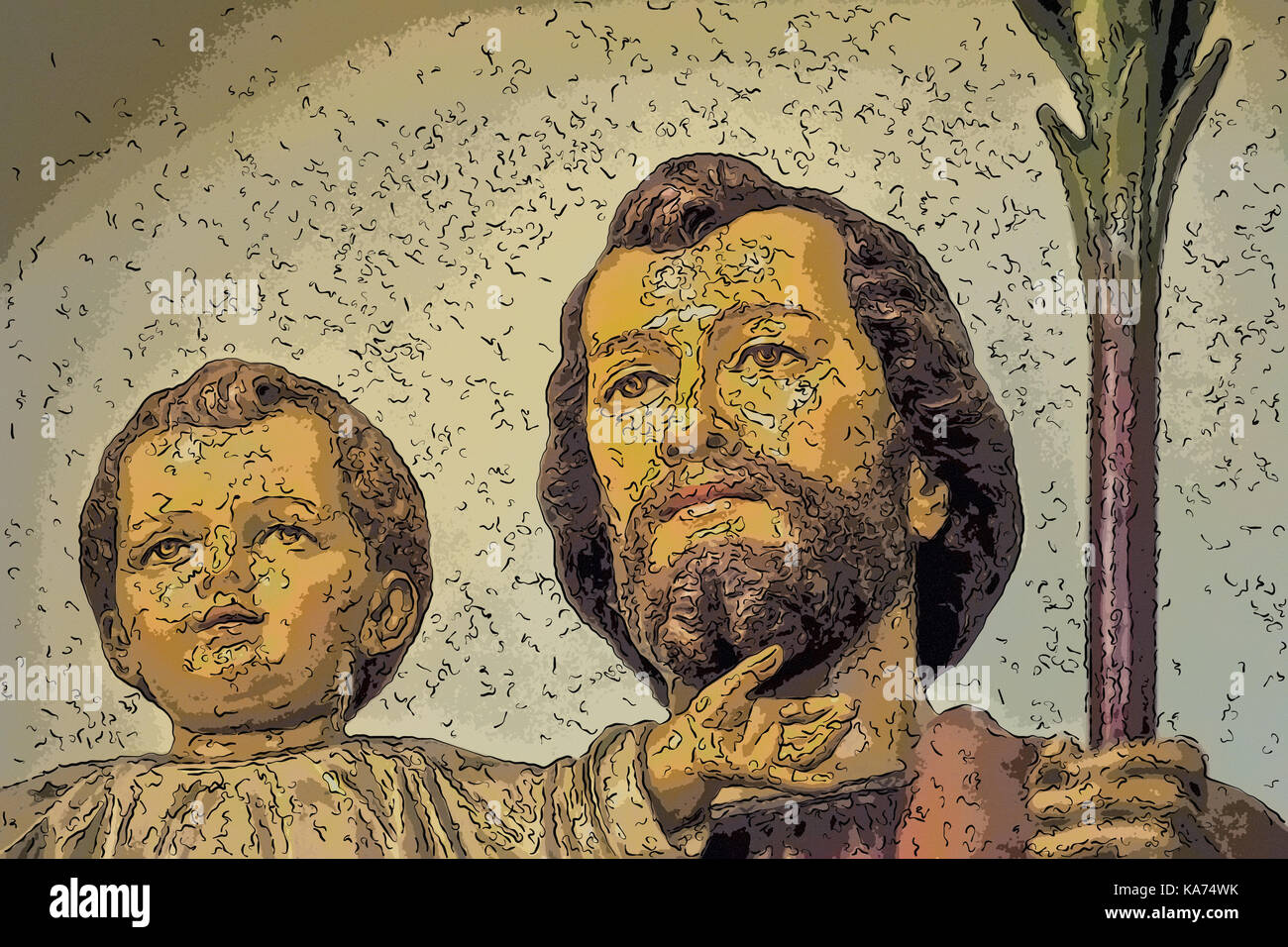 Stepfather jesus hi-res stock photography and images - Alamy