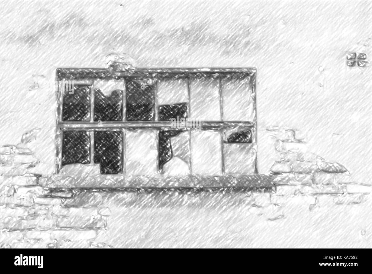 Dirty windows Black and White Stock Photos & Images - Alamy