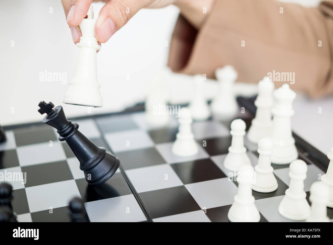 Business Strategic Formation in the chess game king is checkmated game ...