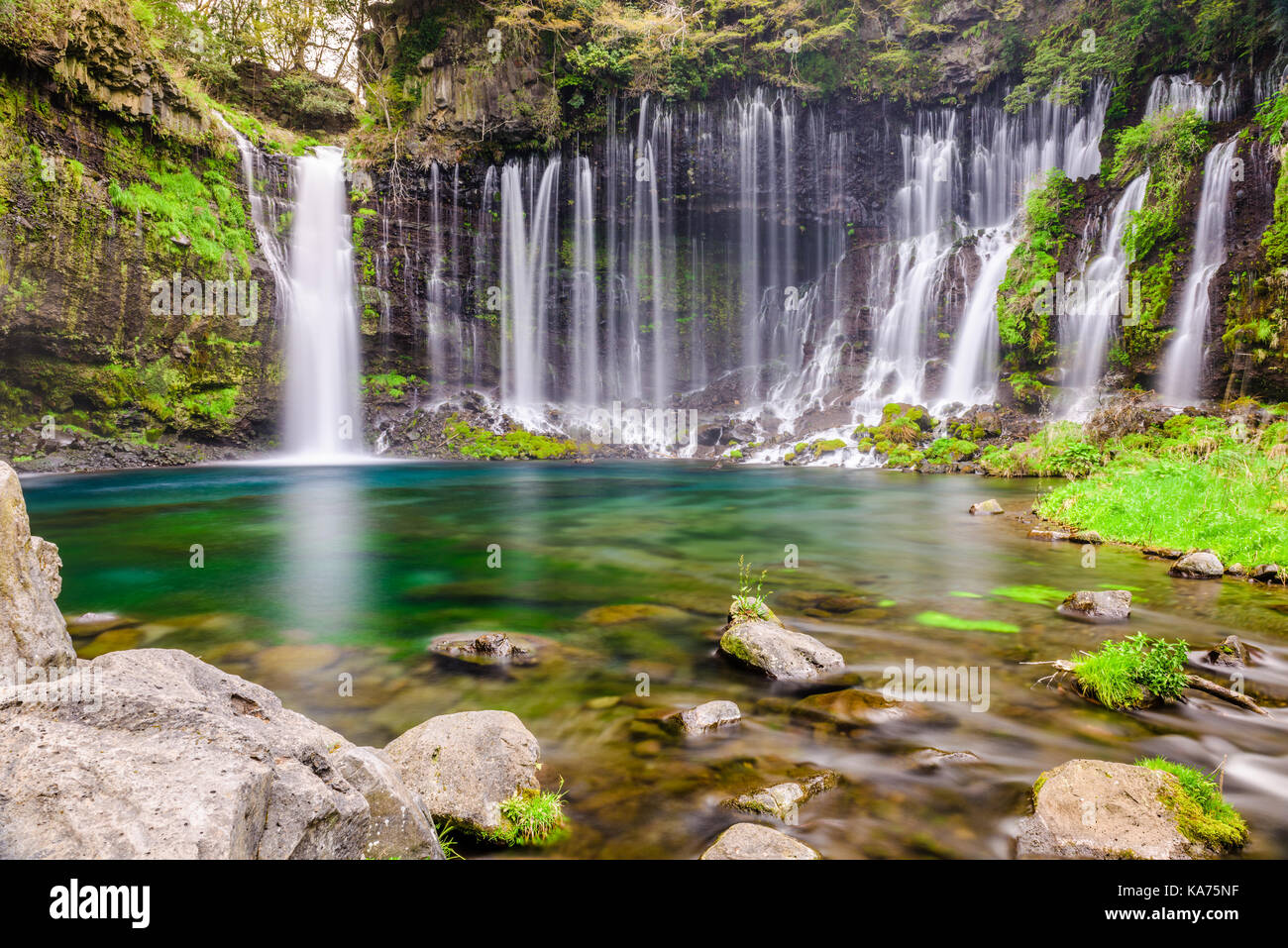 Shiraito Falls, Fujinomiya, Shizuoka, Japan Stock Photo - Alamy