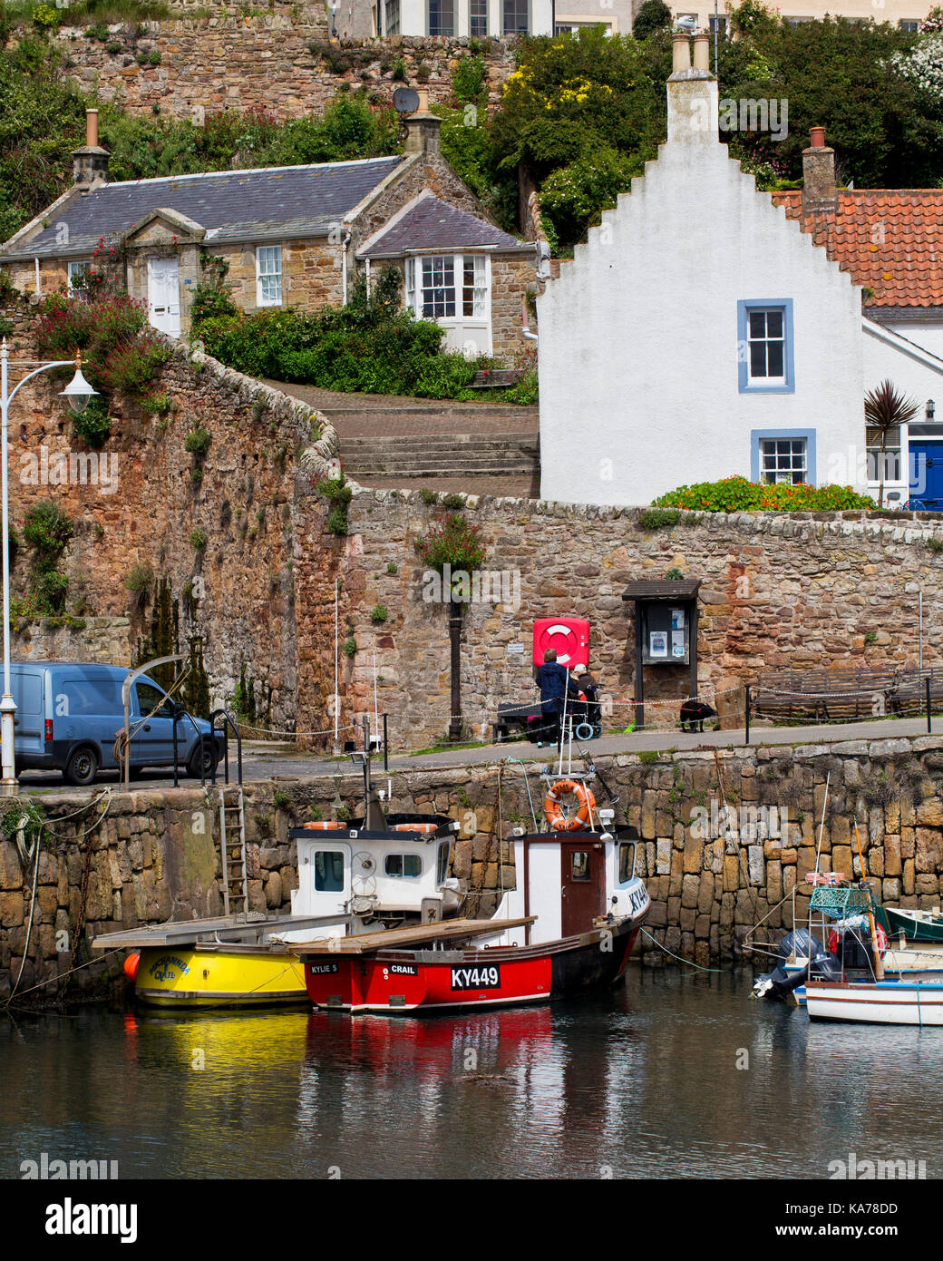 Crail Harbour, Fife, Scotland Stock Photo - Alamy