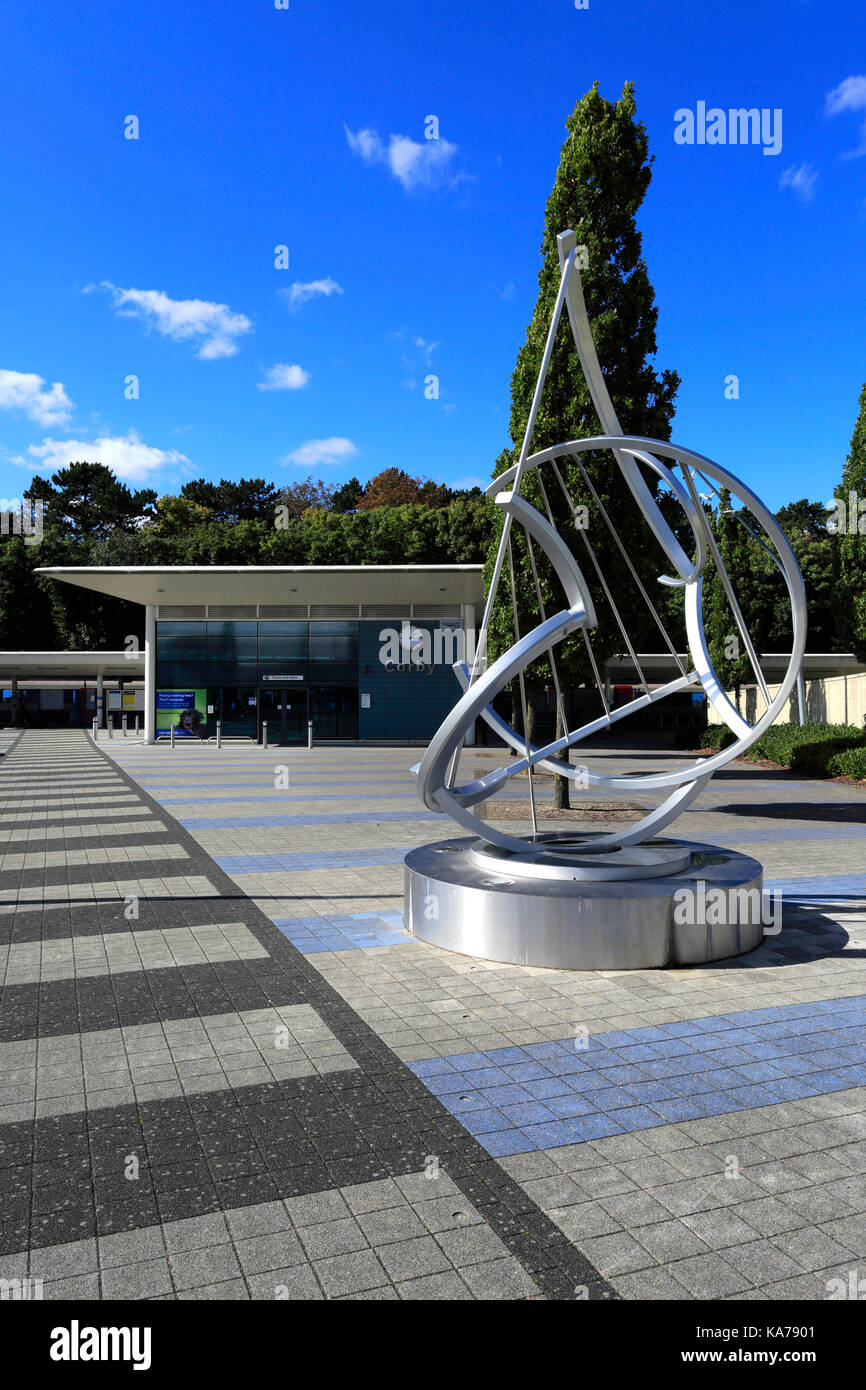 Exterior of Corby Railway Station, Northamptonshire County, England ...