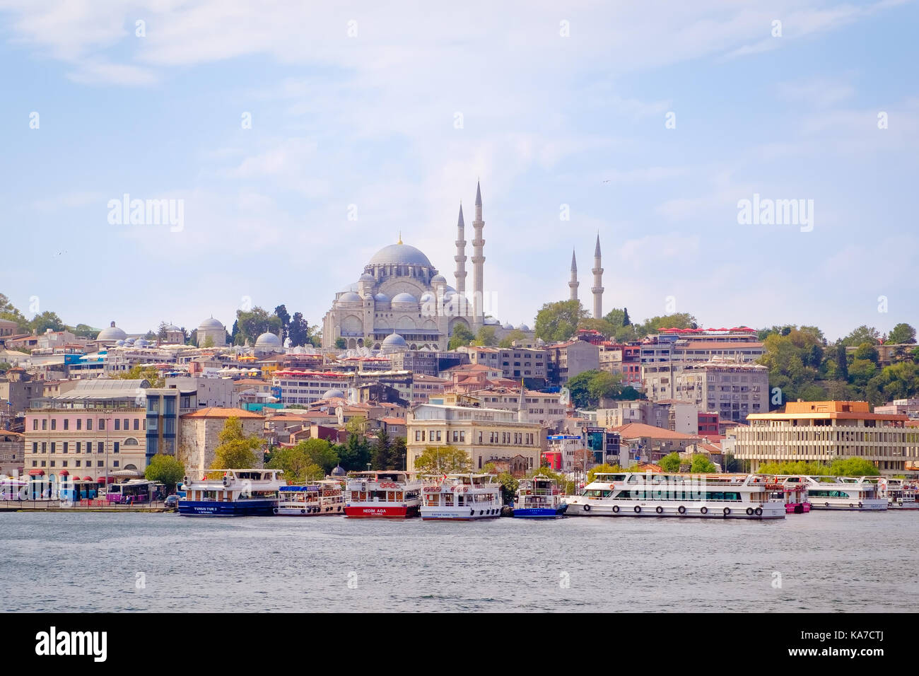 Istanbul, Turkey- September 21, 2017: View of the ancient part of ...