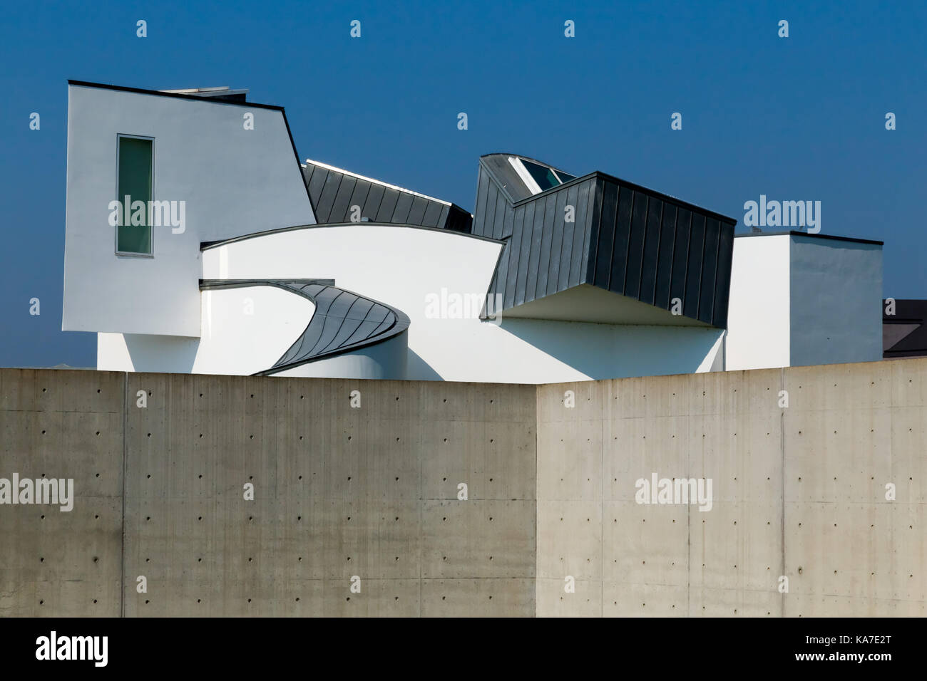 Vitra Design Museum in Vitra Park, architect Frank O. Gehry, Weil am ...