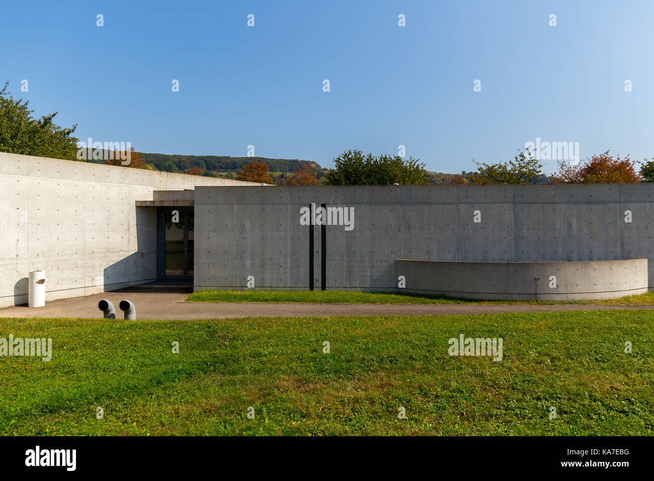 Conference Pavilion by Tadao Ando, Vitra Campus in Weil am Rhein ...