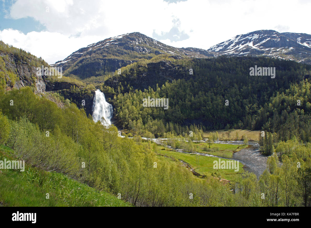 Steindalsfoss waterfall hi-res stock photography and images - Alamy