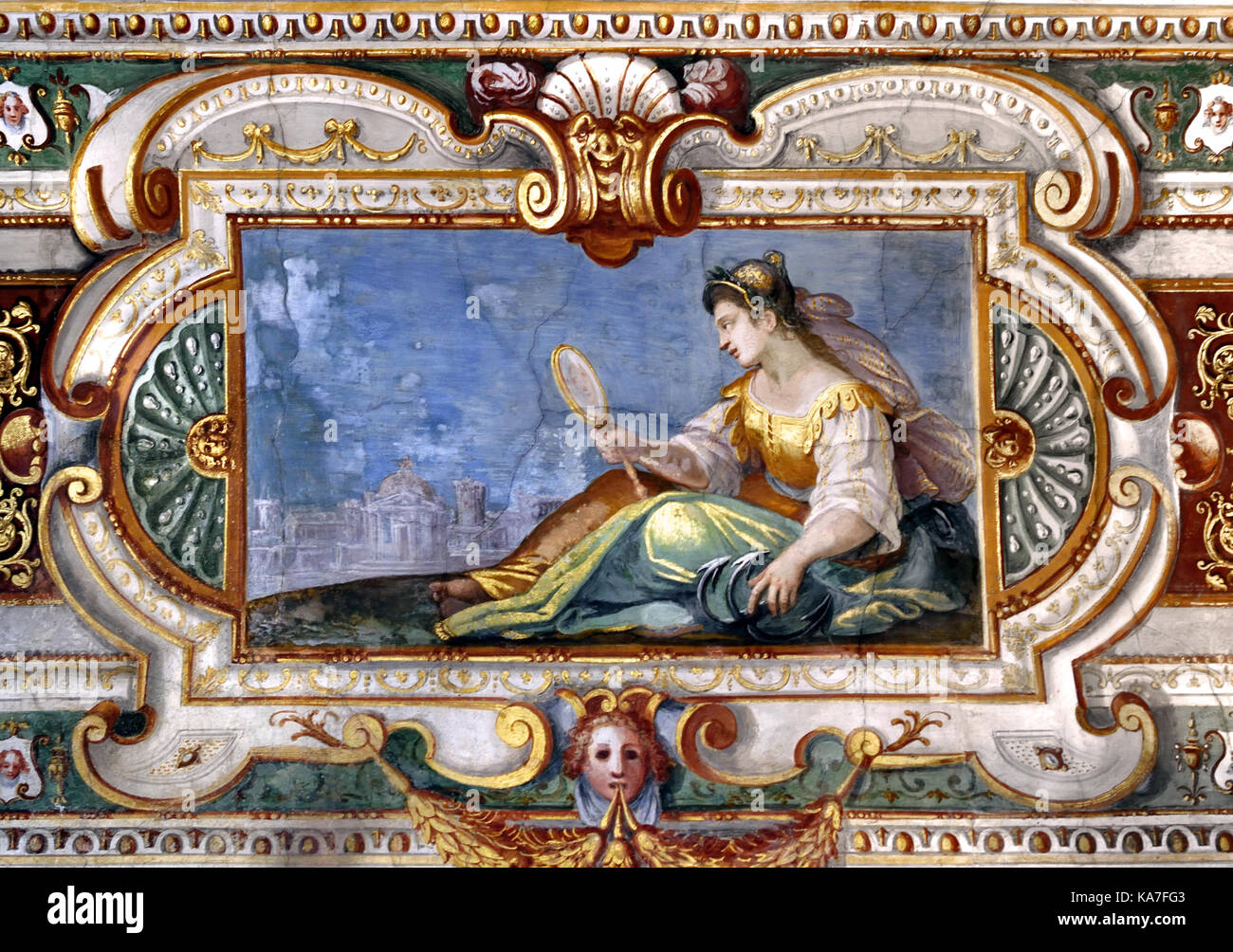 Frescoes in The Pitti Palace 1458 (was town residence of Luca Pitti, an ...