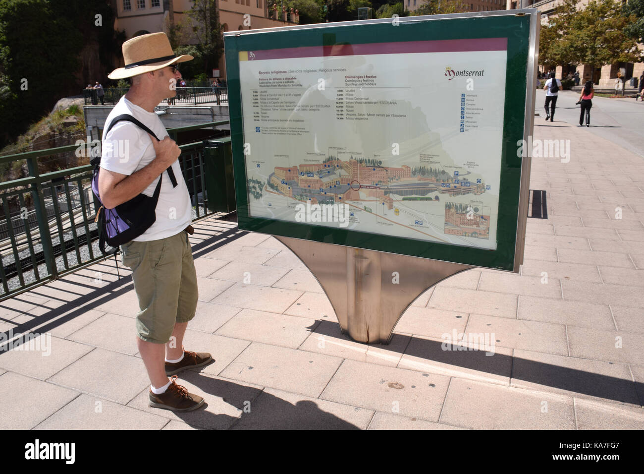 Montserrat tourist map hi-res stock photography and images - Alamy
