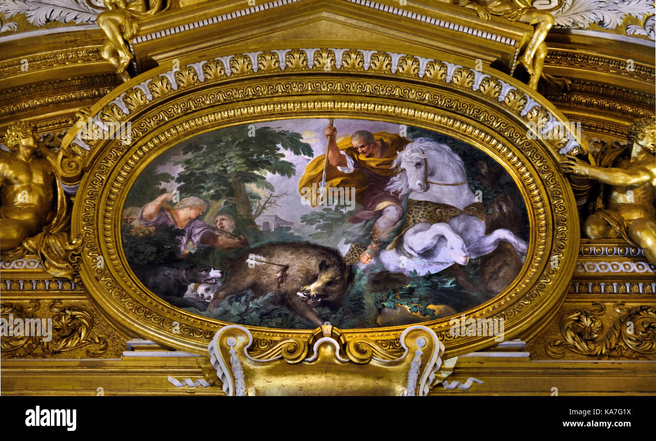 Frescoes in The Pitti Palace 1458 (was town residence of Luca Pitti, an ...